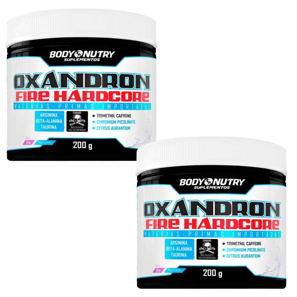 Termogenico em pó Oxandron Fire 2 POTES Body Nutry - Oxydrol Efeito ...