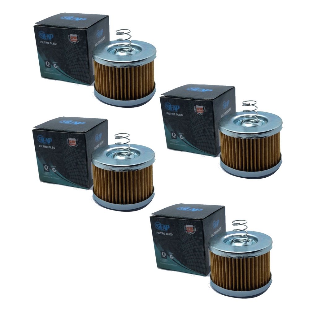 Filtro De Oleo - Yamaha Fazer 150 / Xtz Crosser / Factor 125 ( Kit 4 ...