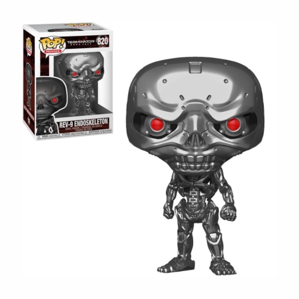 Boneco Funko Pop! Terminator - Rev-9 Endoskeleton #820 | Shopee Brasil