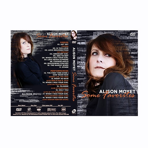 DVD ALISON MOYET (YAZOO) SOME FAVORITES THE VIDEO COLLECTION AND LIVE ...