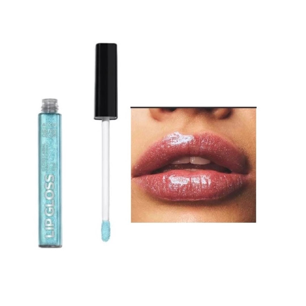 Lip Gloss Azul Brilho Labial Avon Holo Shine 7ml Maquiagem | Shopee Brasil