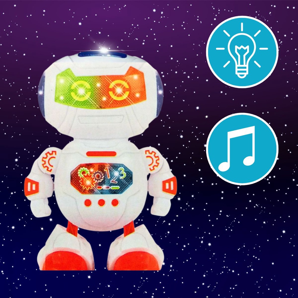 Brinquedo Musical Robo Dançante com Luz e Som | Shopee Brasil