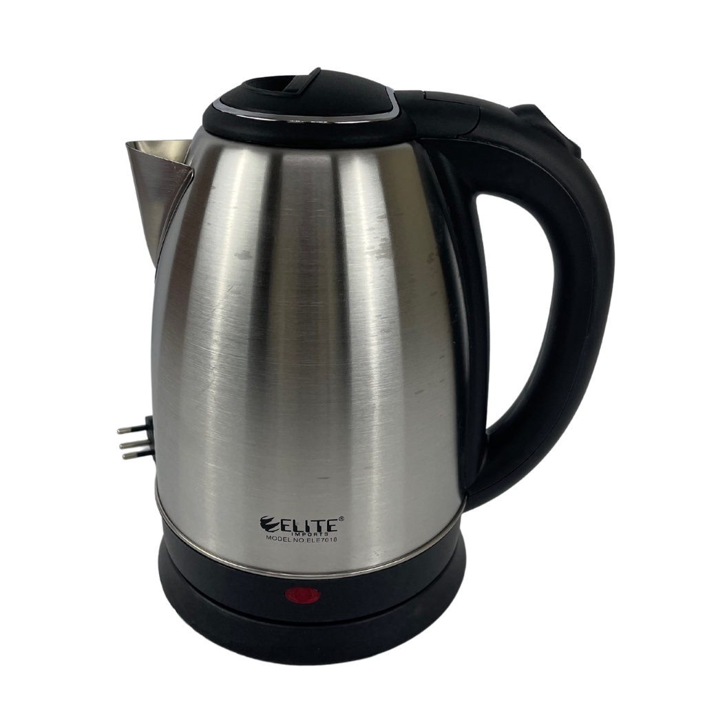 Chaleira Elétrica Inox Prateada Elite 1,8 Litros 110V | Shopee Brasil