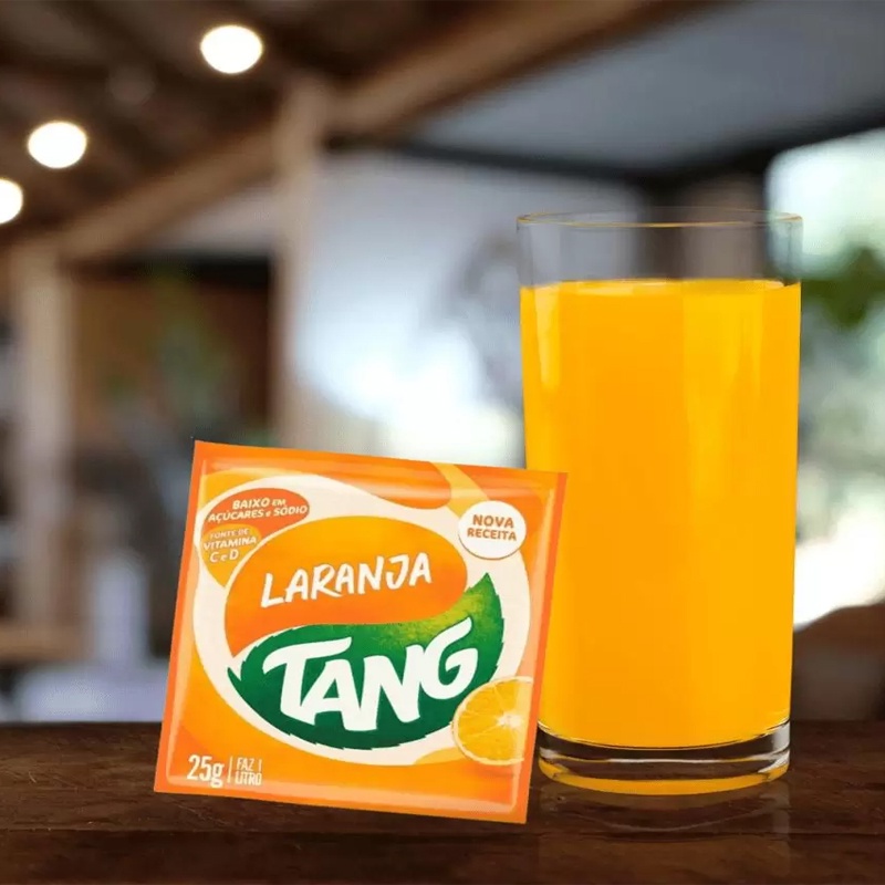 Suco Refresco Tang Em Pó 18g 150 Envelopes Vitaminas C D | Shopee Brasil