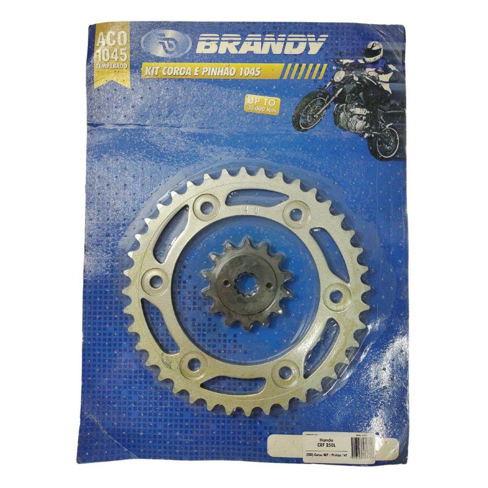 KIT COROA*PINHAO CRF 250L (BRANDY) | Shopee Brasil