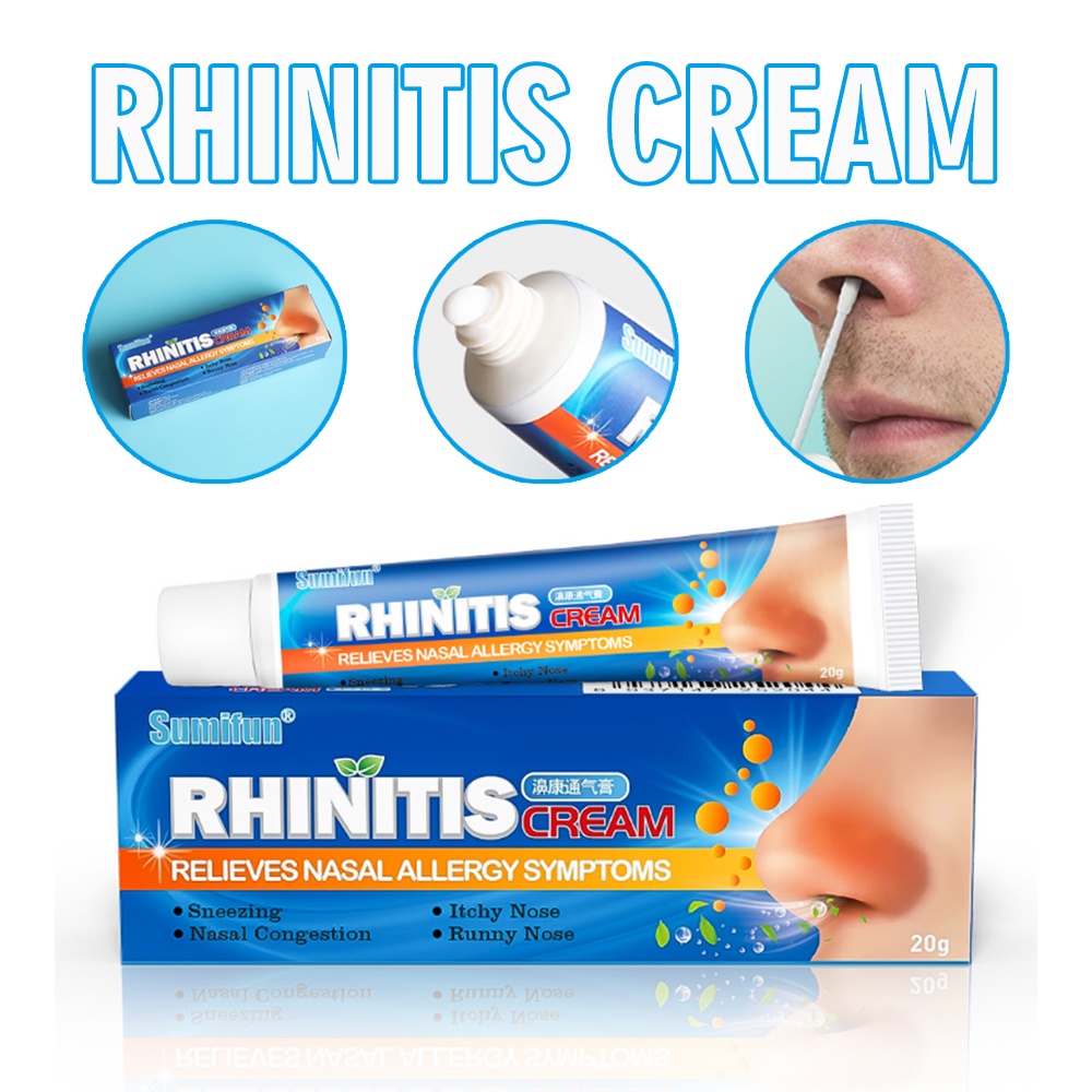 Rinite Sinusite Tratamento De Congestão Nasal Pomada Creme De Alívio ...