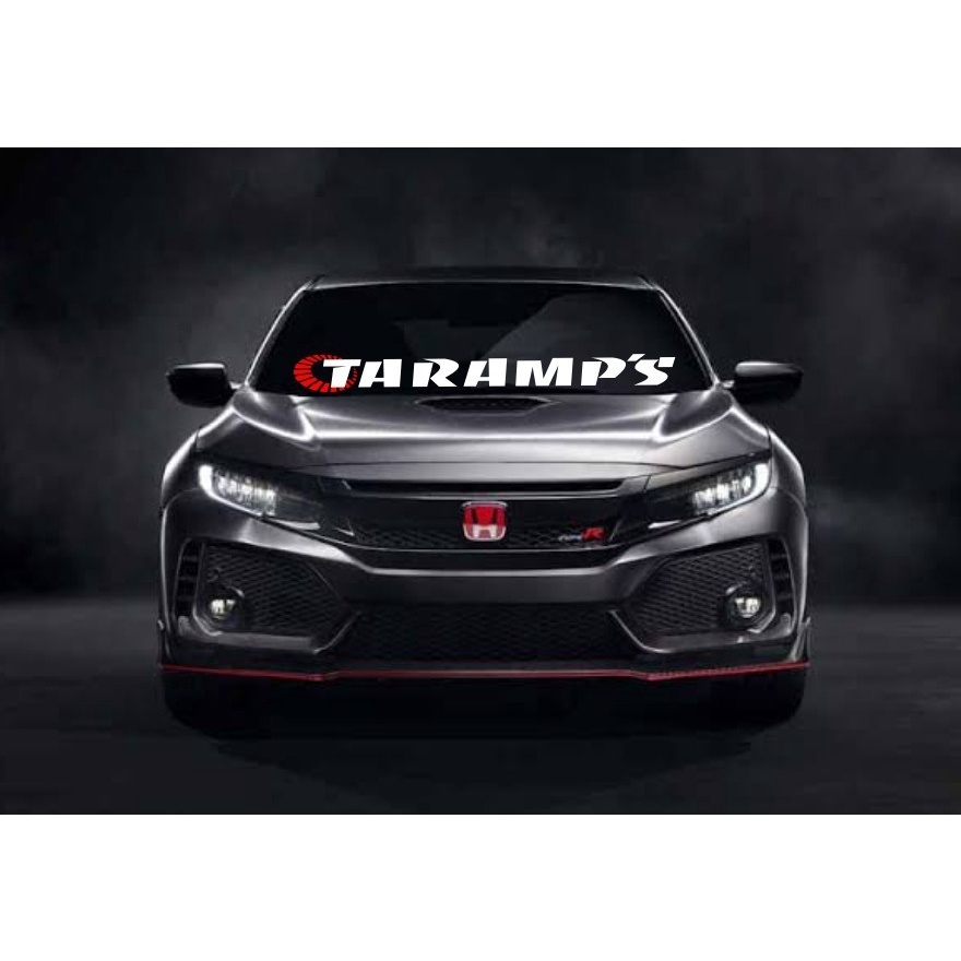 Adesivo Taramp´s Parabrisa Carro Esportivo Tunado | Shopee Brasil