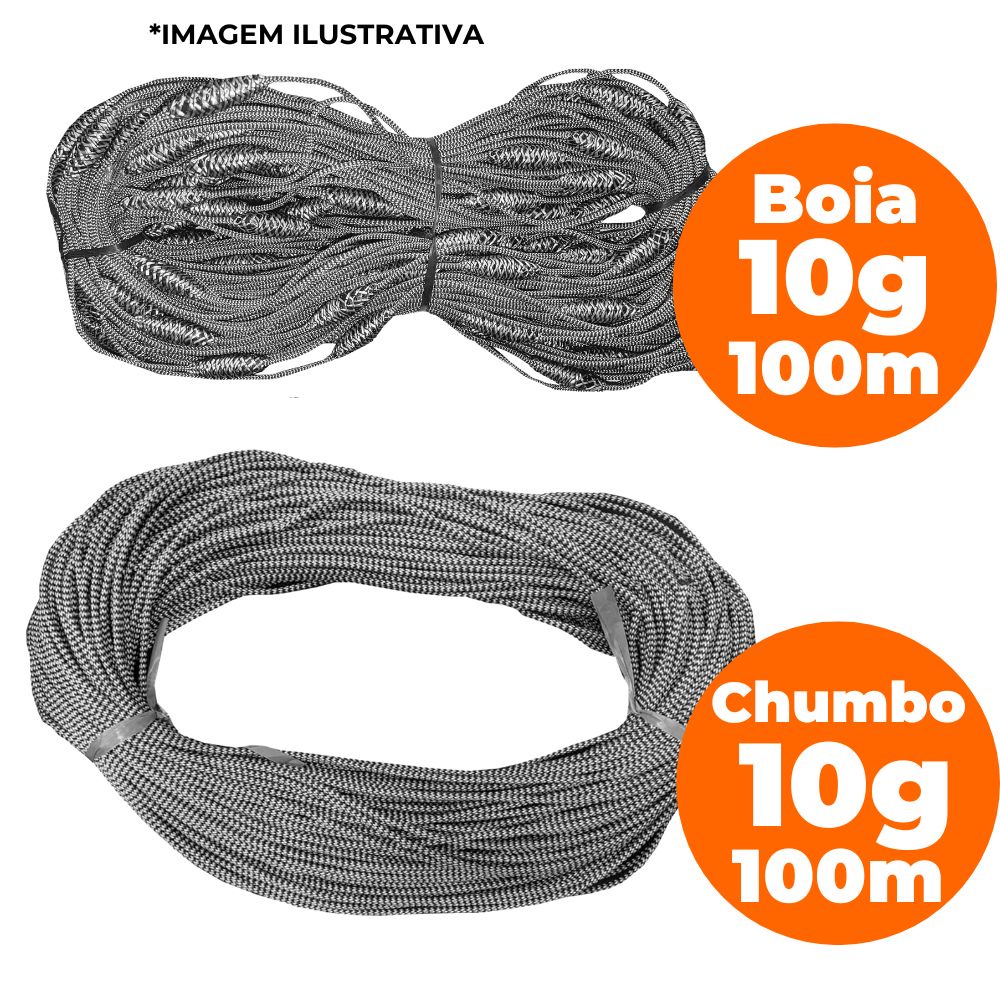 Kit Tralha de Boia 10gr 100m e Chumbo 10gr Redinha de Espera | Shopee ...