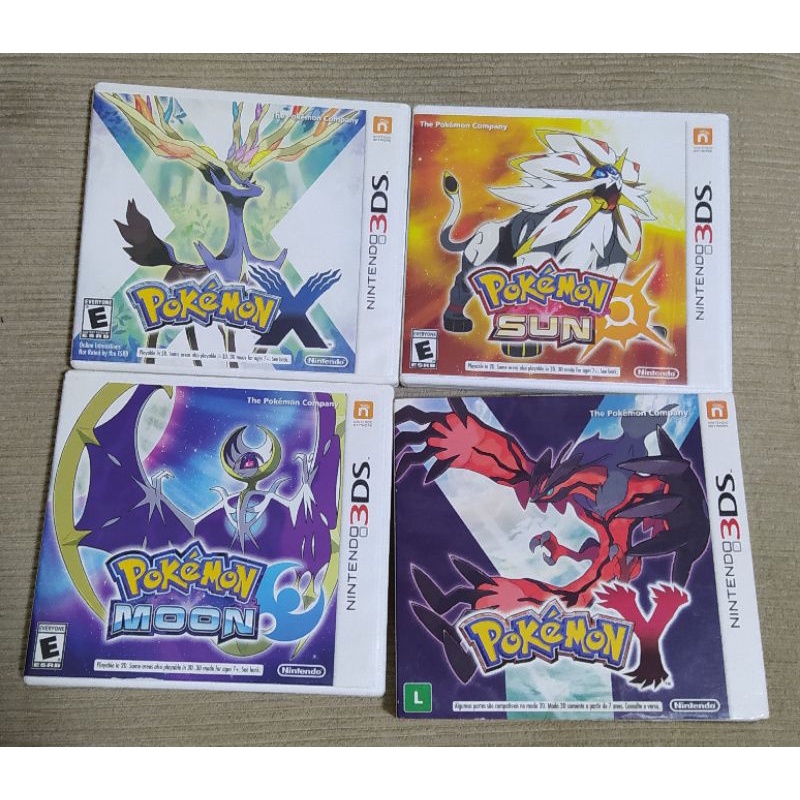Jogos Pokémon para Nintendo DS e 3DS Pokémon X Pokémon Omega Ruby Pokémon Black Pokémon White ...