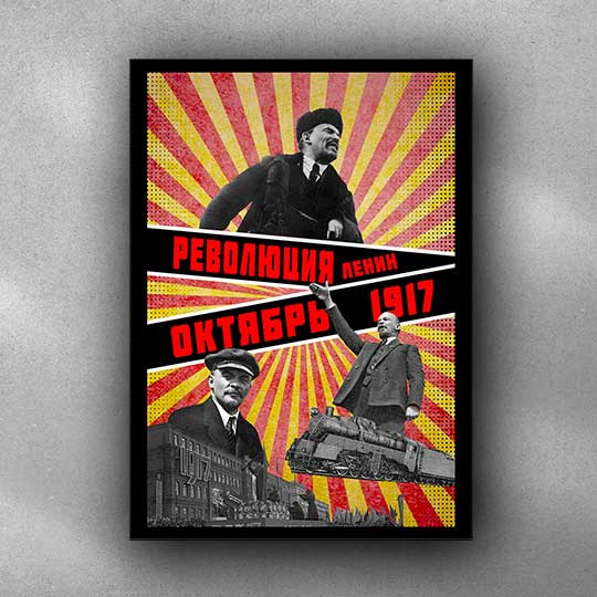 Quadro MDF Lenin Revolução de Outubro | Shopee Brasil