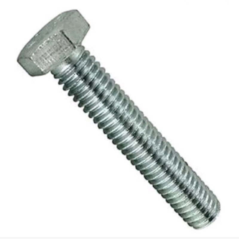 Parafuso sextavado 1/4x1/2 Zincado 100 Peças | Shopee Brasil