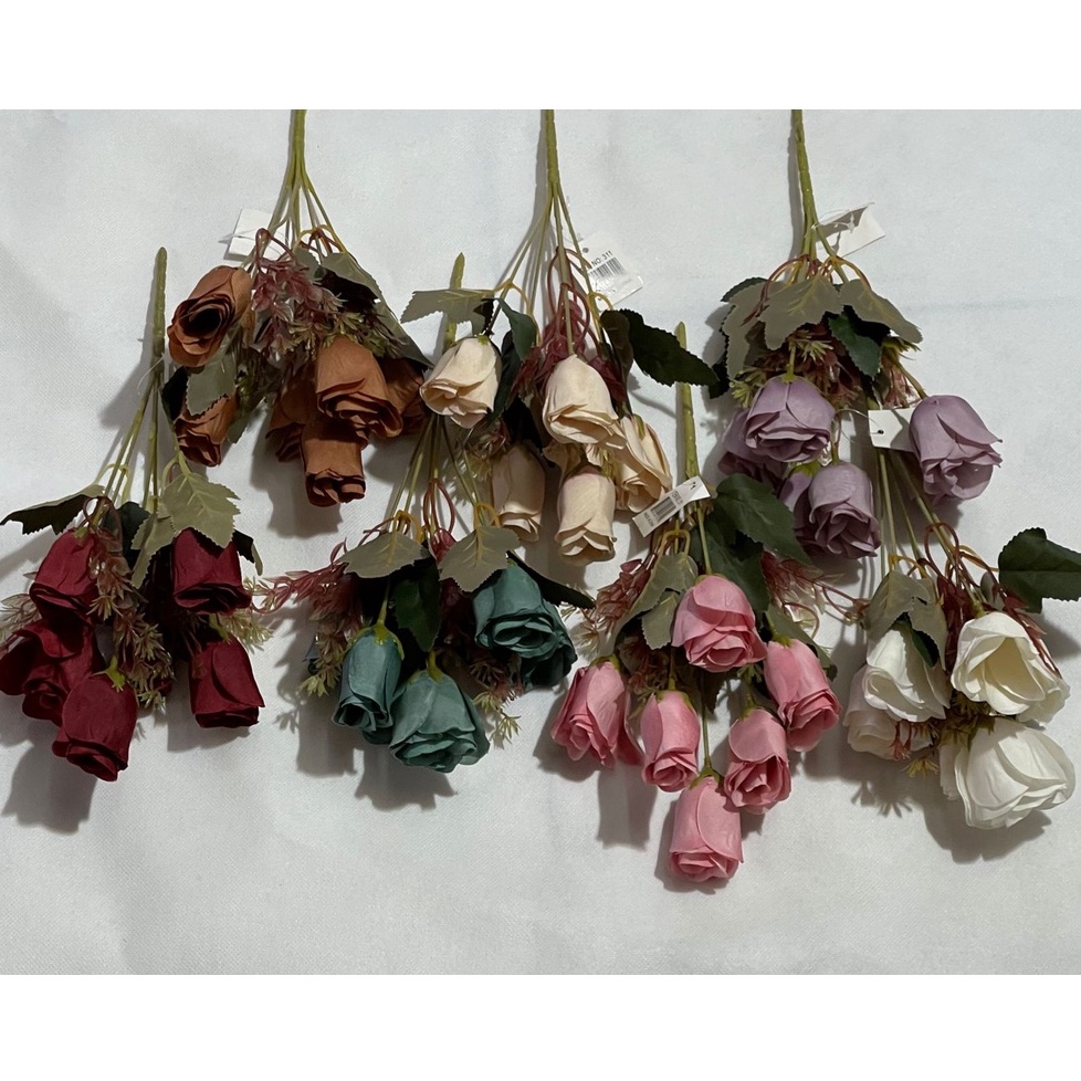 Rosa fechada com 6 flores | Shopee Brasil