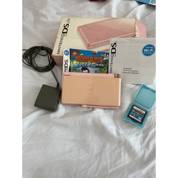 nitendo ds rosa com JOGOS (incluindo Diddy Kong Racing) | Shopee Brasil