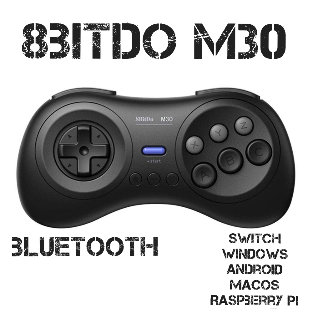 Controle 8BitDo M30 Bluetooth para Switch Windows Android Raspberry Pi Original | Shopee Brasil
