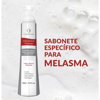 Vulcan Ice Cleanser - Sabonete Clareador Cosmobeauty - 140 mL | Shopee ...