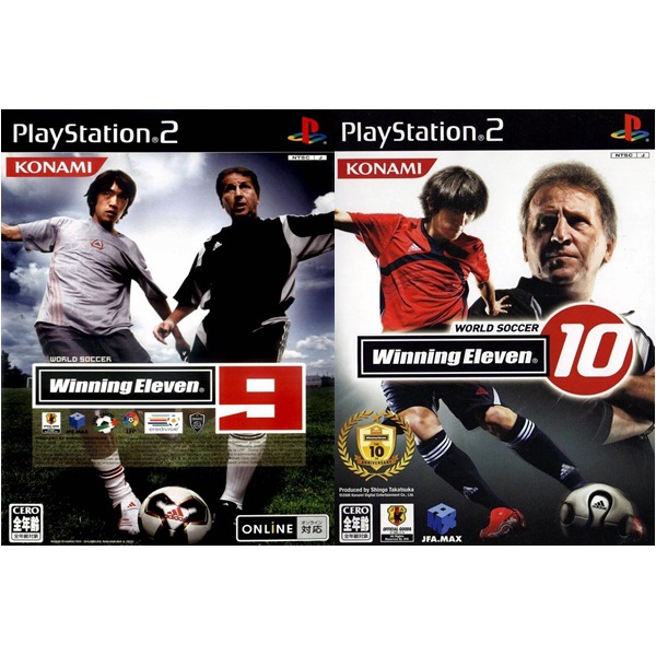 Kit World Soccer Winning Eleven 9 + WE 10 com 2 Jogos (PS2) | Shopee Brasil