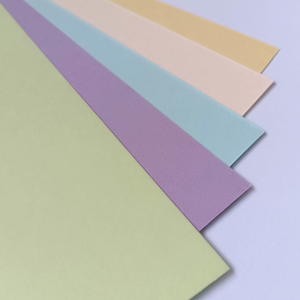 Papel Color Plus 5 Cores Pasteis Candy A4 180G - Pacote com 20 folhas ...