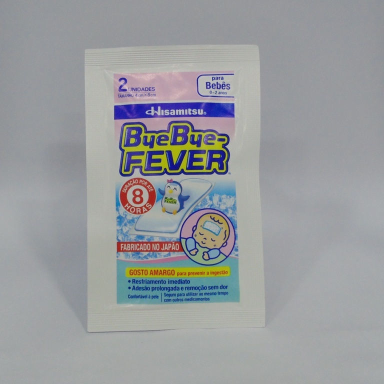 Adesivo Para Alívio Da Febre Bye Bye Fever Bebês 0 A 2 Anos | Shopee Brasil