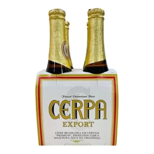 Cerveja Cerpa Export Long Neck 350ml (4 Unidades) - Cerpinha | Shopee ...