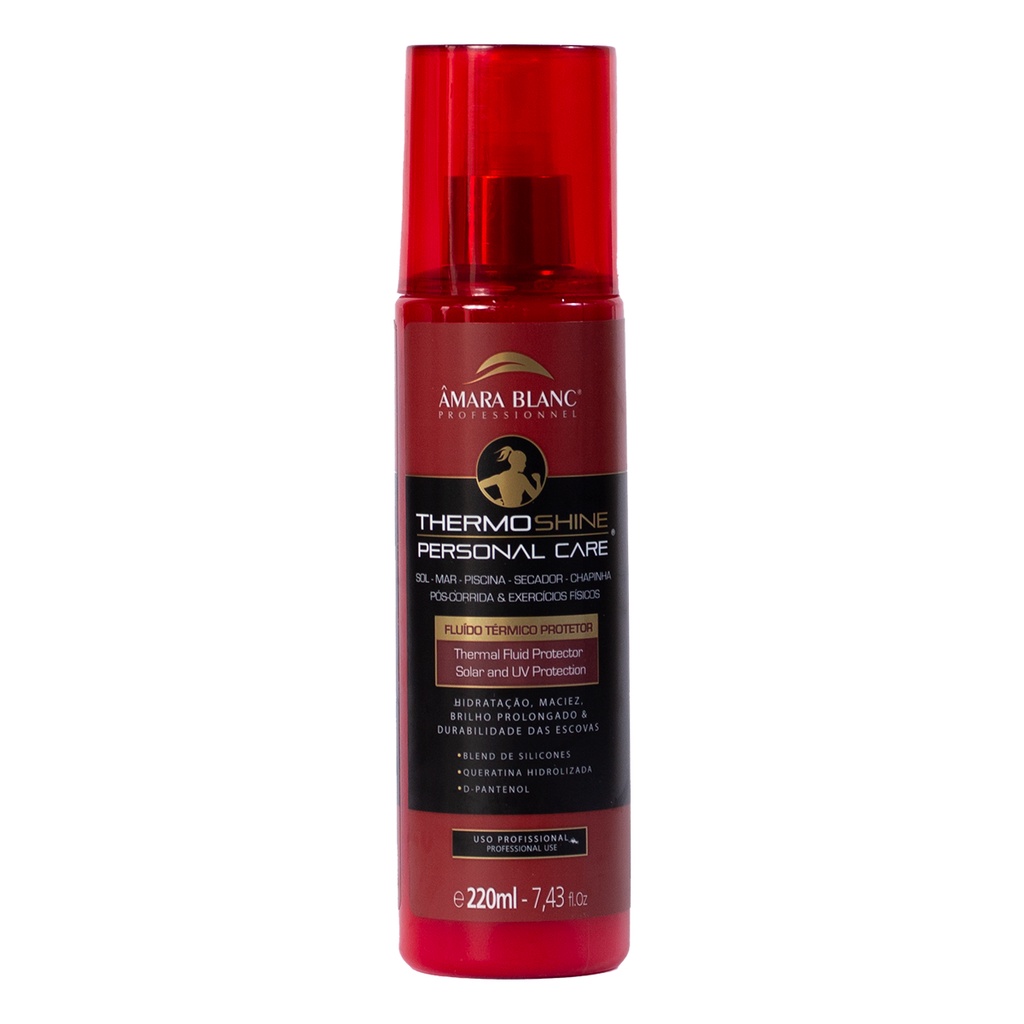 Protetor Térmico Capilar Thermo Shine Âmara Blanc 220ml | Shopee Brasil