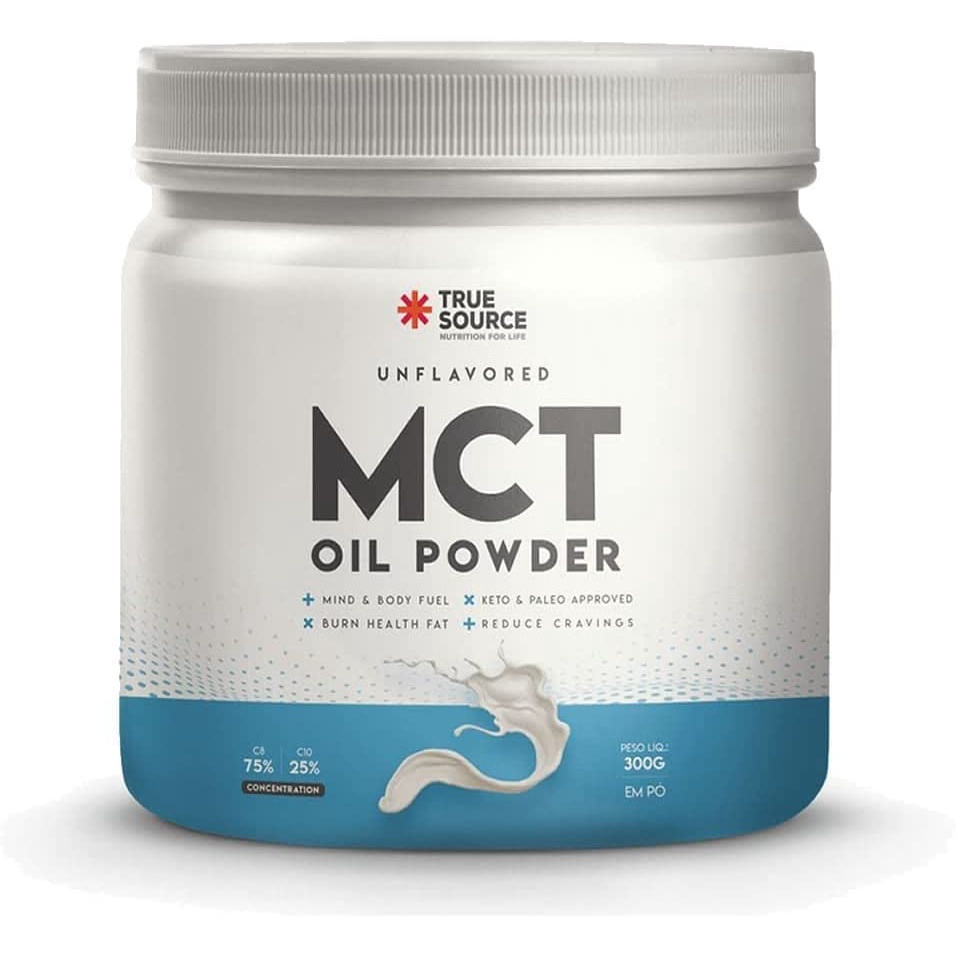 True Source Tcm Mct Em Pó Oil Powder Sabor Neutro 300g | Shopee Brasil