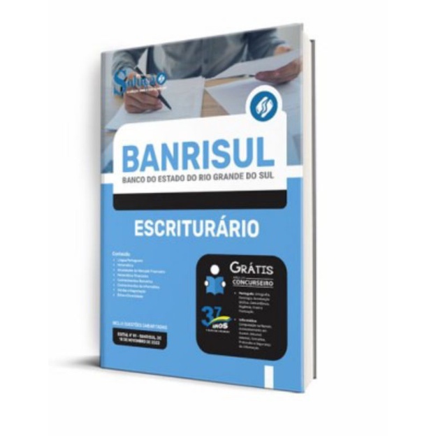 Apostila BANRISUL 2022 - Escriturário | Shopee Brasil