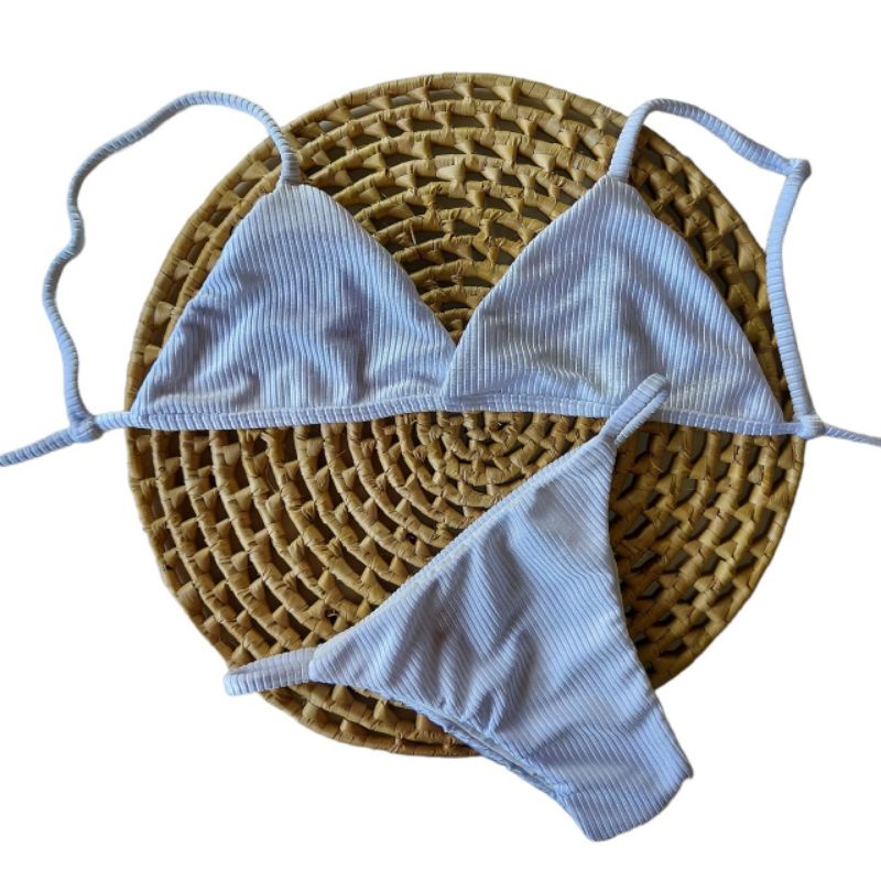 Biquini Top Fixo Calcinha Marquinha Shopee Brasil