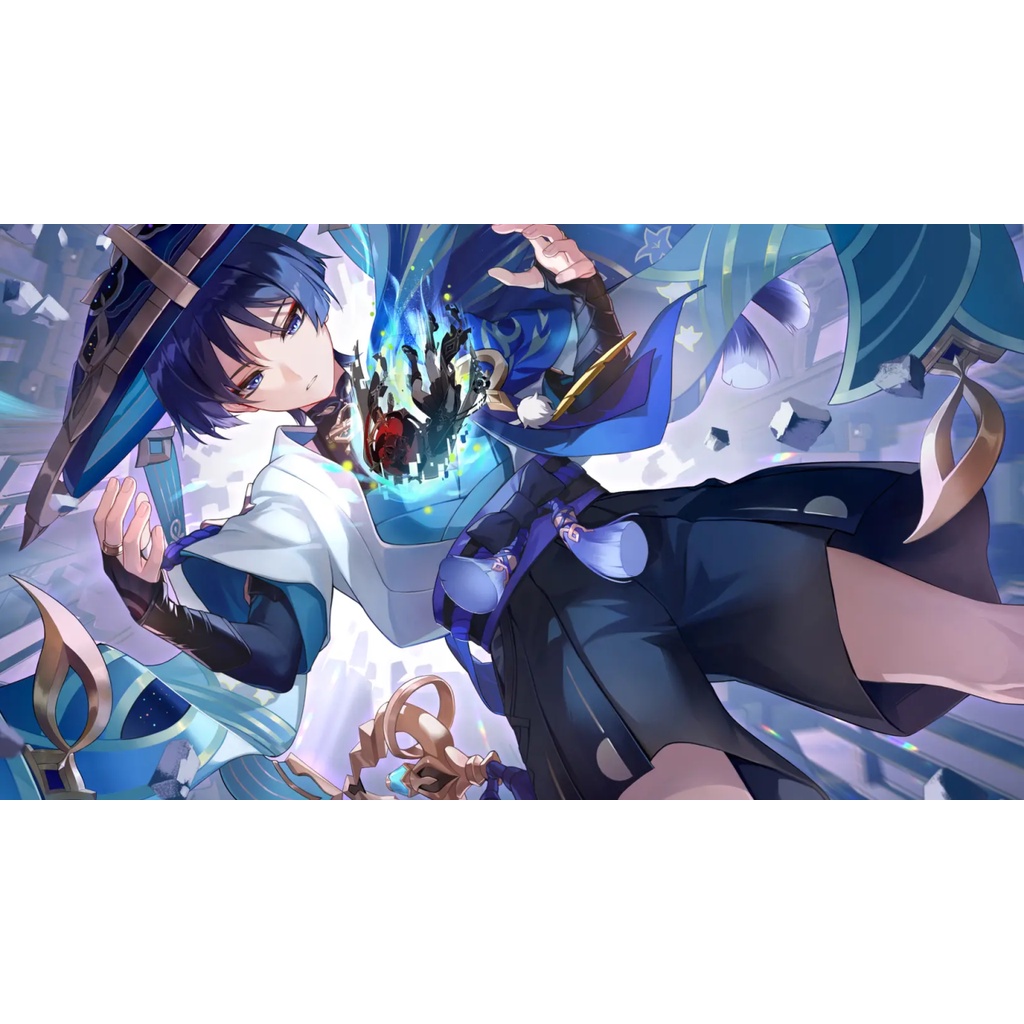 Placas holográficas Decorativas - Scaramouche Wanderer Baladeer ...