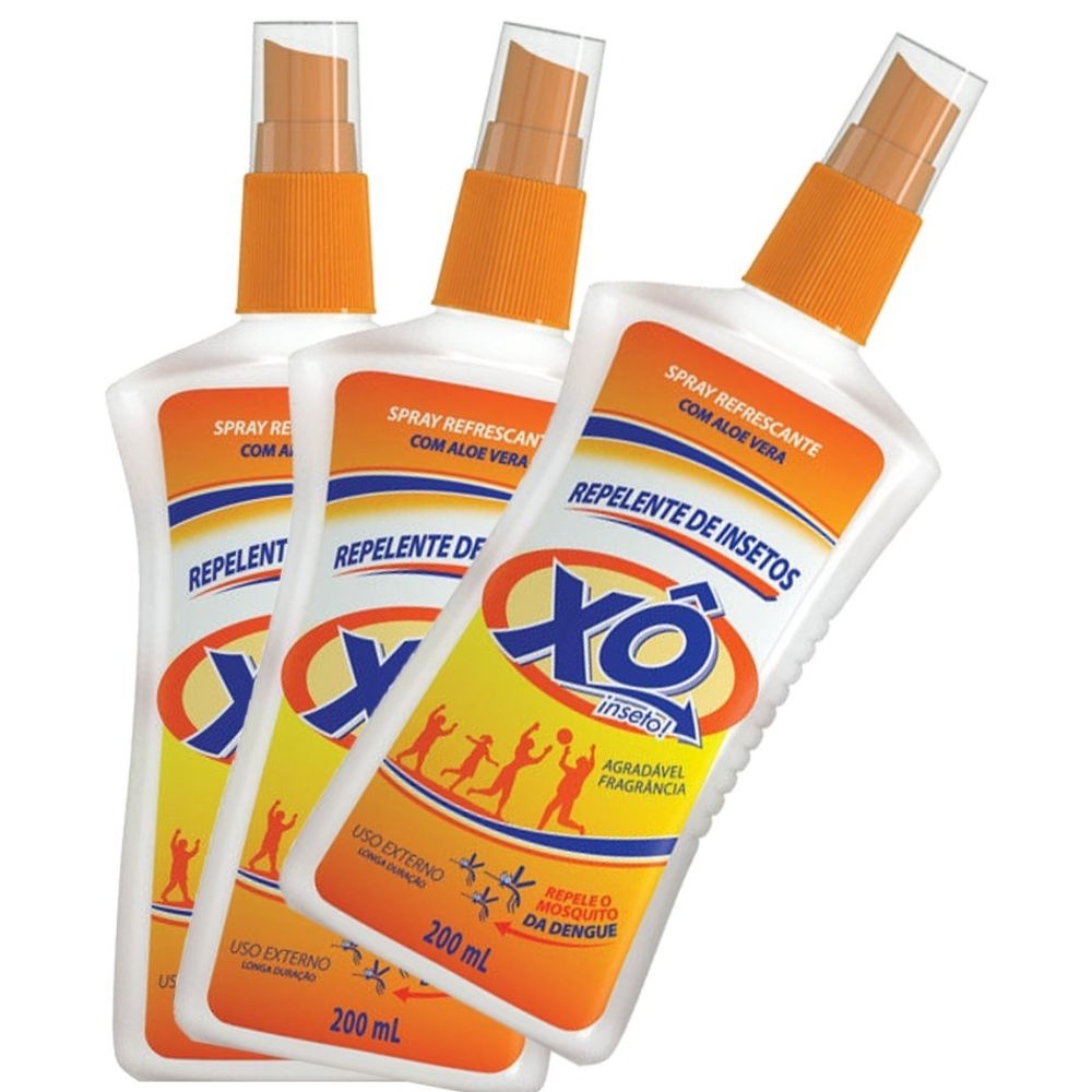 Kit 3 Repelente Xô Inseto Spray 200 ML - Repelentes Para Insetos e ...