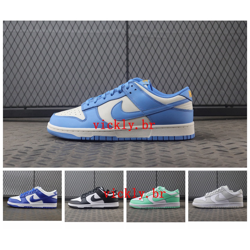Panda Homens Mulheres UNC Designer Sapatos SB Dunks Tênis Baixo ...