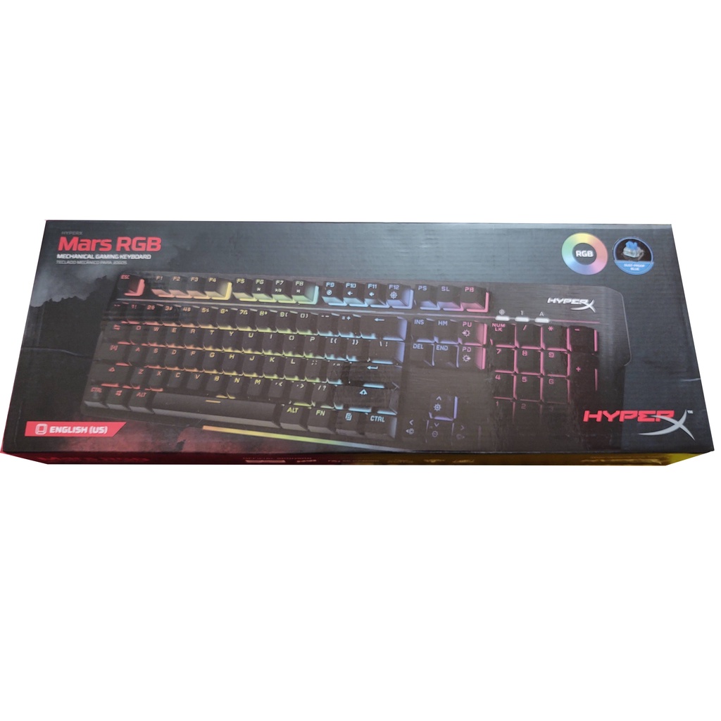 Teclado Gamer Hyperx Mars Rgb Mecânico Us HX-KB3BL3-US/R4 | Shopee Brasil