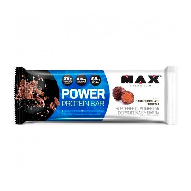 Power Protein Bar (41g) - Max Titanium - Dark Chocolate Truffle ...