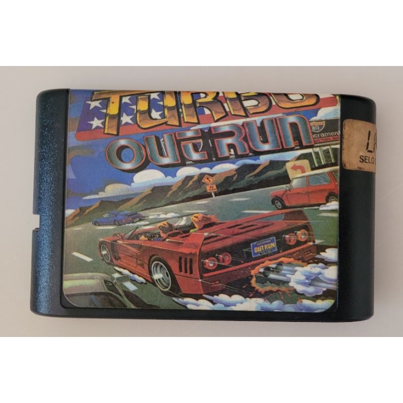 Cartucho Turbo Out Run Mega Drive. | Shopee Brasil