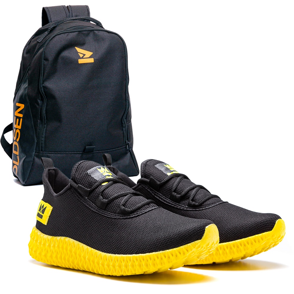 kit Tenis masculino Oldsen Spyder + Mochila Escolar academia | Shopee ...