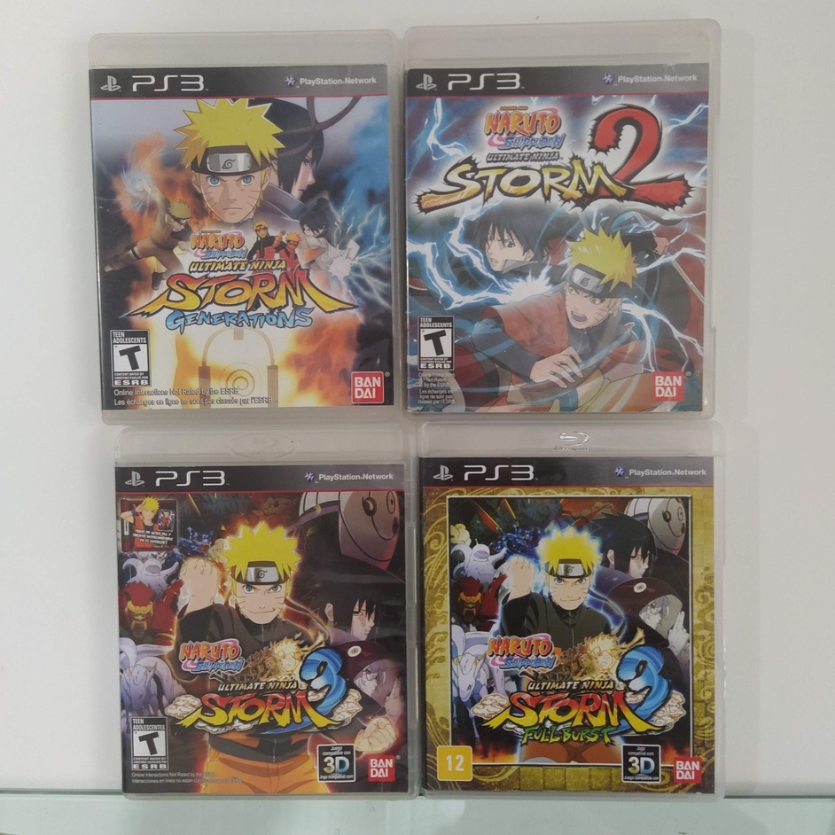 Jogos Série Naruto Ninja Storm - PS3 Mídia Física | Shopee Brasil