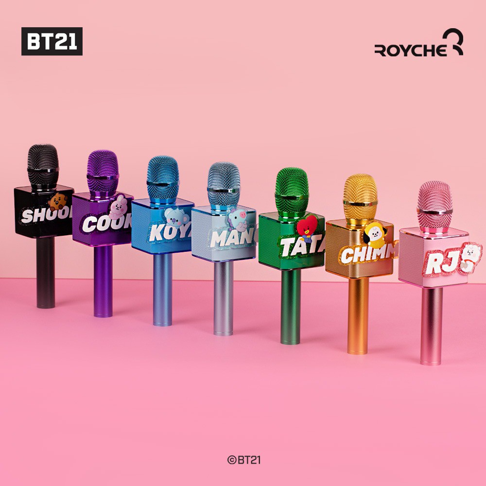 [BT21 BABY Bluetooth MIC Microfone Sem Fio BTS | Shopee Brasil
