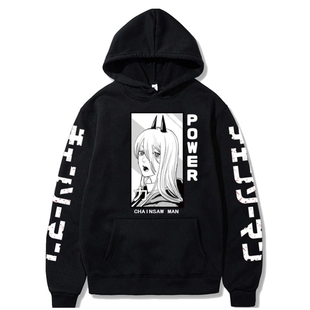 Blusa Casaco Moletom Power Anime Chainsaw Man | Shopee Brasil