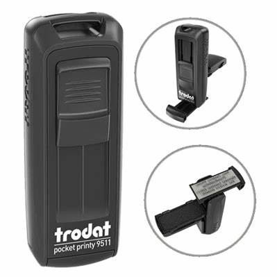 Trodat Pocket Printy 9511 - Personalizado | Shopee Brasil