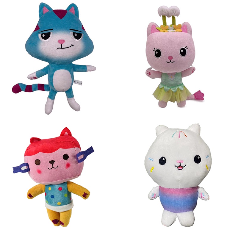 Dollhouse Gabby Plush Toy Mercat Cartoon Sereia Animal Recheada Plushie ...