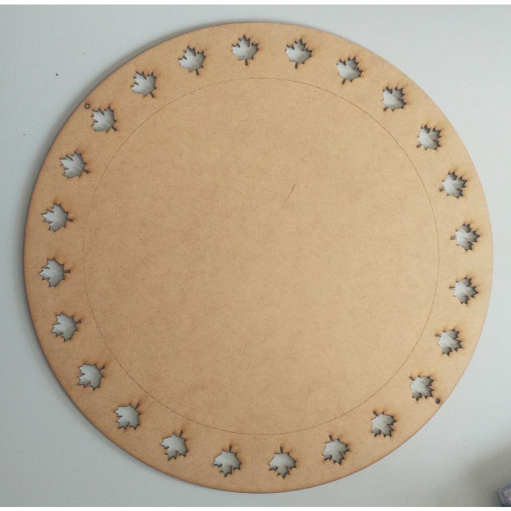 Kit com 06 bases 33 cm Sousplat/Supla MDF 3mm | Shopee Brasil