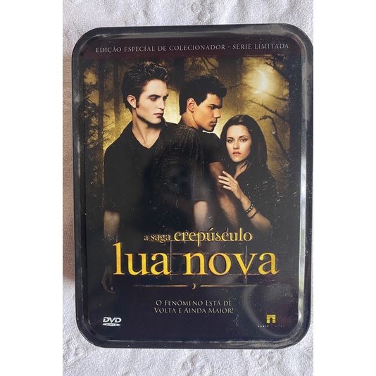 Box em Lata Edicao Especial Colecionador DVD a saga crepúsculo Lua Nova + dois pôster | Shopee ...