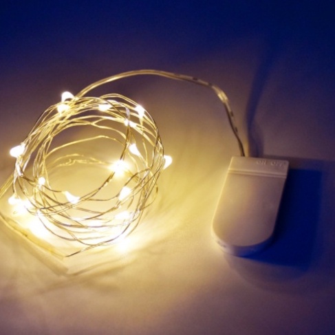 Kit C/10 Fio De Led Fada 2M Com Luzes Led Fada Para Decoração Fio Led ...