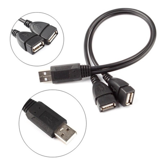 Cabo Usb Y - Duplo Um Para Dois Femea BEST CHOICE | Shopee Brasil