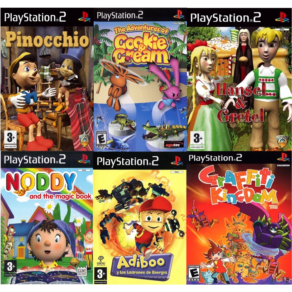 Kit Jogos Infantis Educativos Noody And The Magic Book Pinocchio com 6 ...