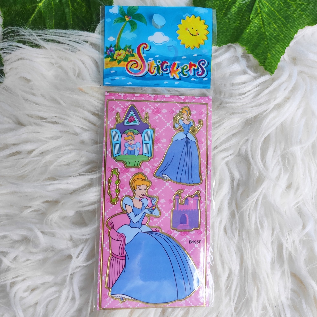 Adesivos Princesas Disney Sticker Infantil Escolher Shopee Brasil