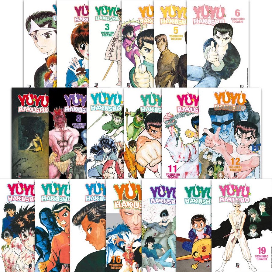 Mangá Yu Yu Hakusho | 2ª Série JBC | Vários Vols(1 ao 17) - Avulsos ...