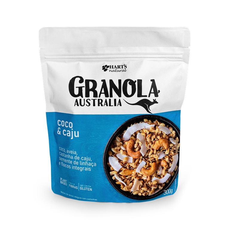 Granola Australia Coco e Caju 300 G - Escorrega o Preço