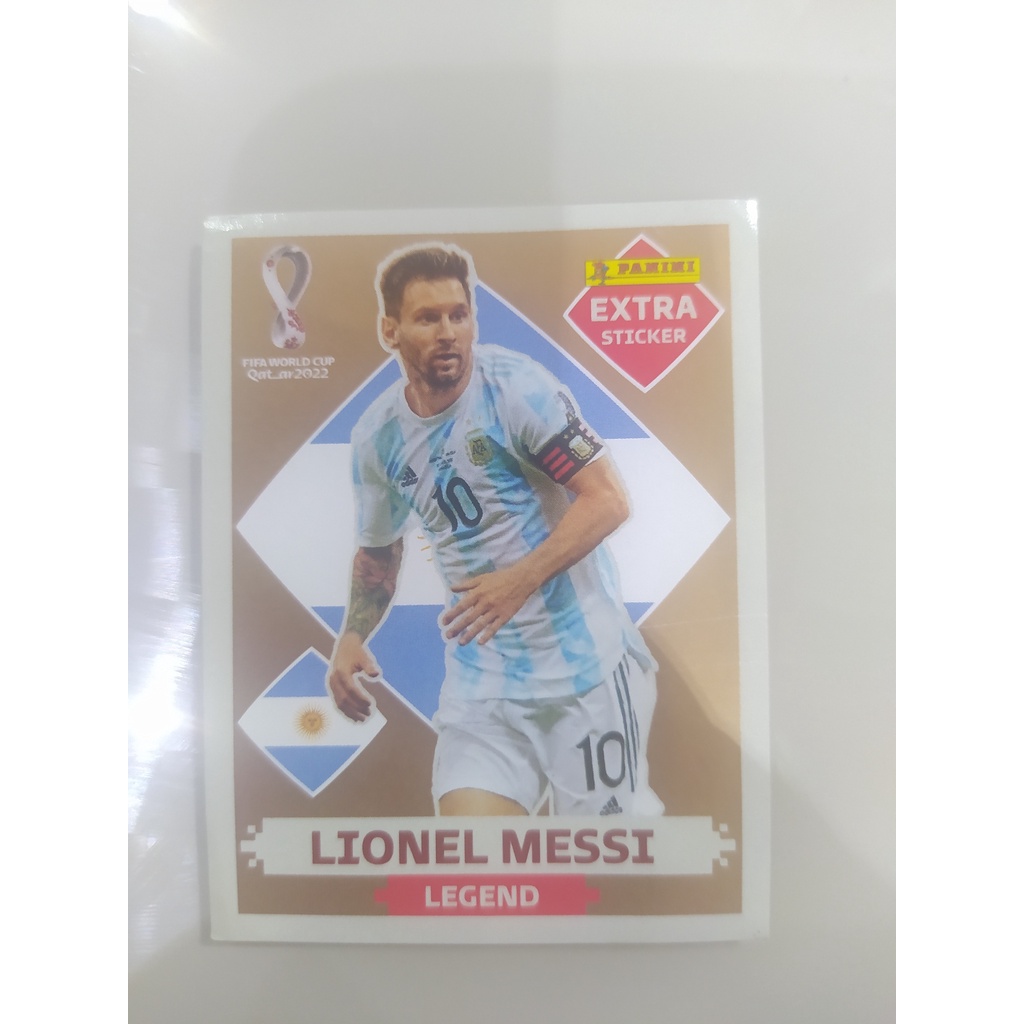 LEGEND LIONEL MESSI ORIGINAL PANINI copa 2022 | Shopee Brasil