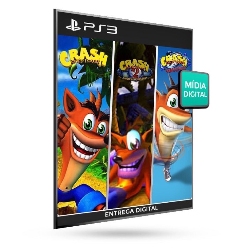 Crash Bandicoot Collection PS3 |Original com Garantia| Atacado | Shopee ...