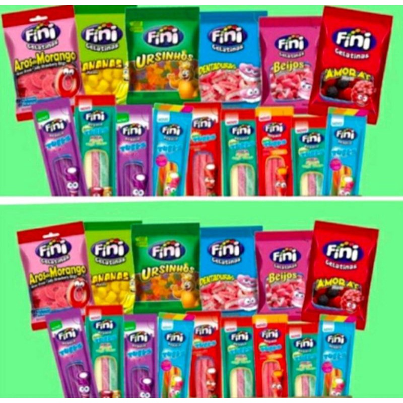 kit 50 pacote de fini sabores variados guloseimas sortidos | Shopee Brasil